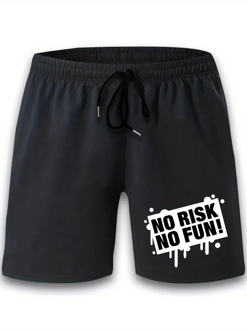Mens Casual Simple Letter Print Elastic Drawstring Plain Temu Norway