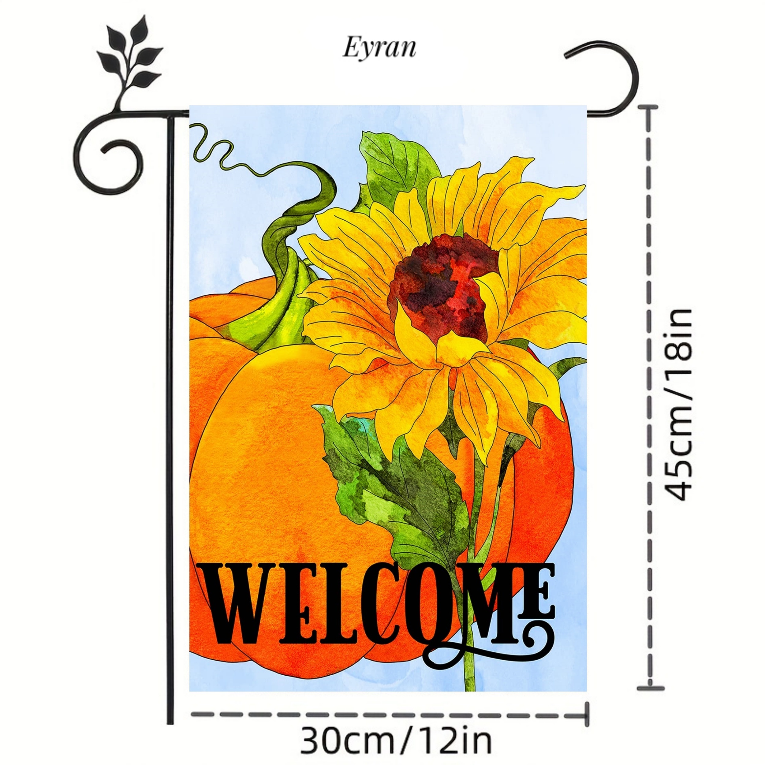 Pumpkin Thanksgiving Holiday Outdoor Decoration Garden Flag - Temu ...