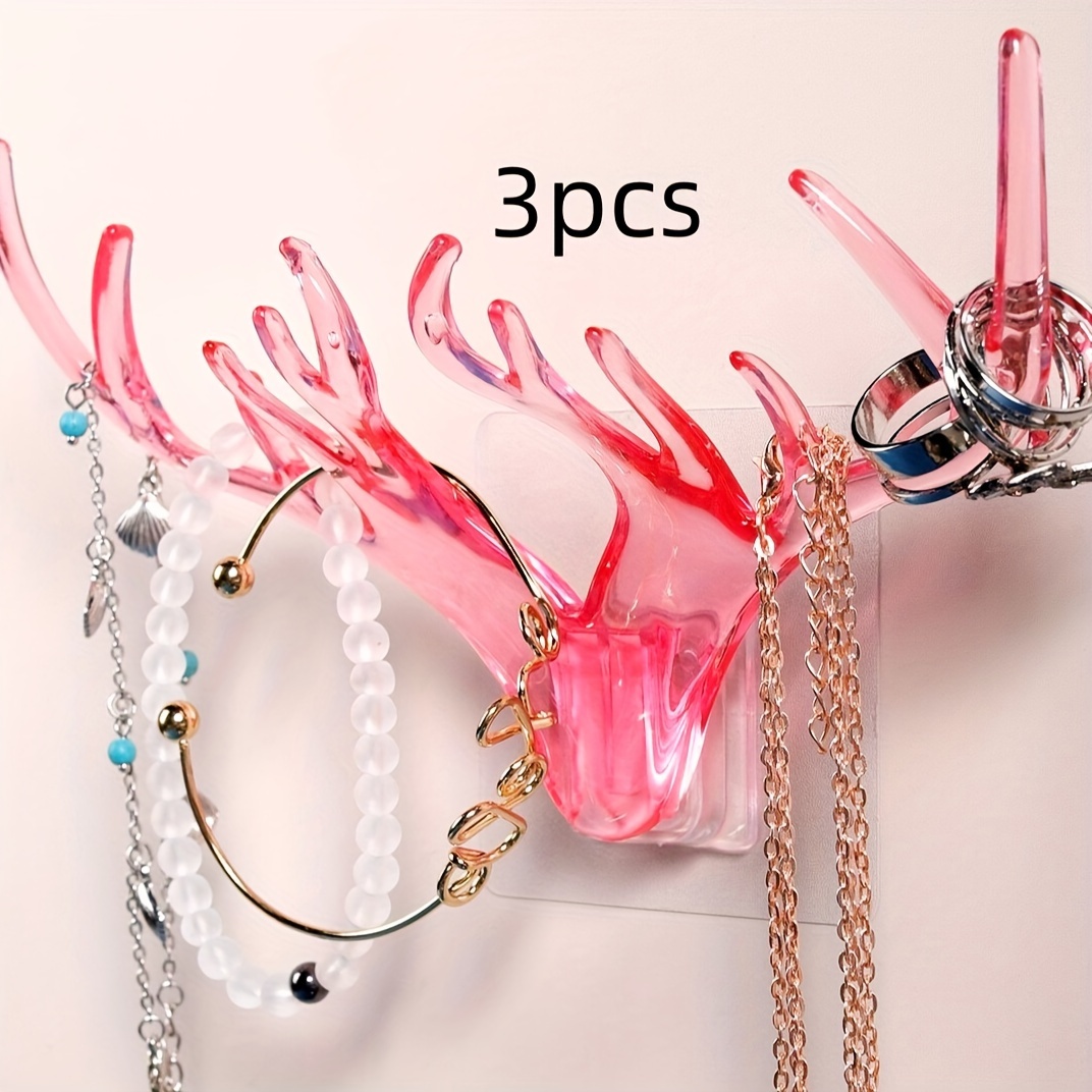 Creative Deer Horn Hook Without Punching Door Behind Hook - Temu Australia