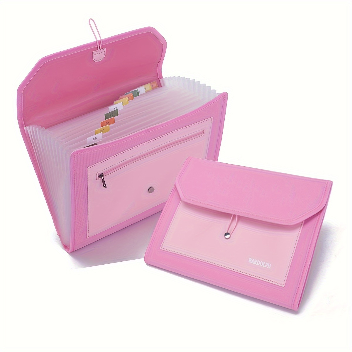 Accordion File Organizer 13 포켓 확장 파일 폴더레이블 포함 A4 Letter 크기 종이 문서 영수증