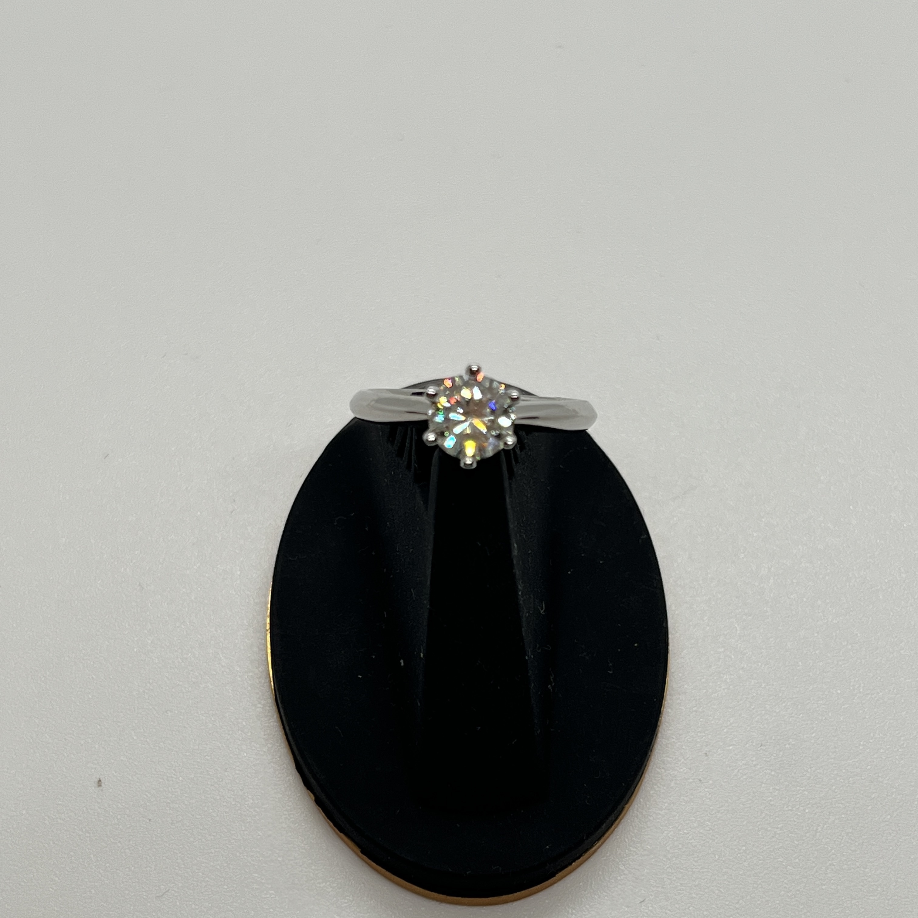 Classic Light Blue Round Cut Moissanite Ring Girls S925 - Temu United ...