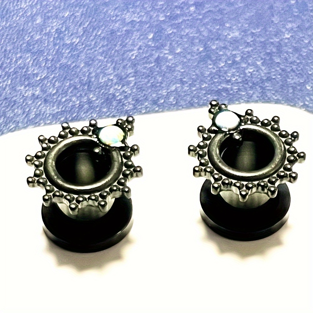 Stainless Steel Ear Contour Ear Plugs Ear Stretching Body - Temu United ...