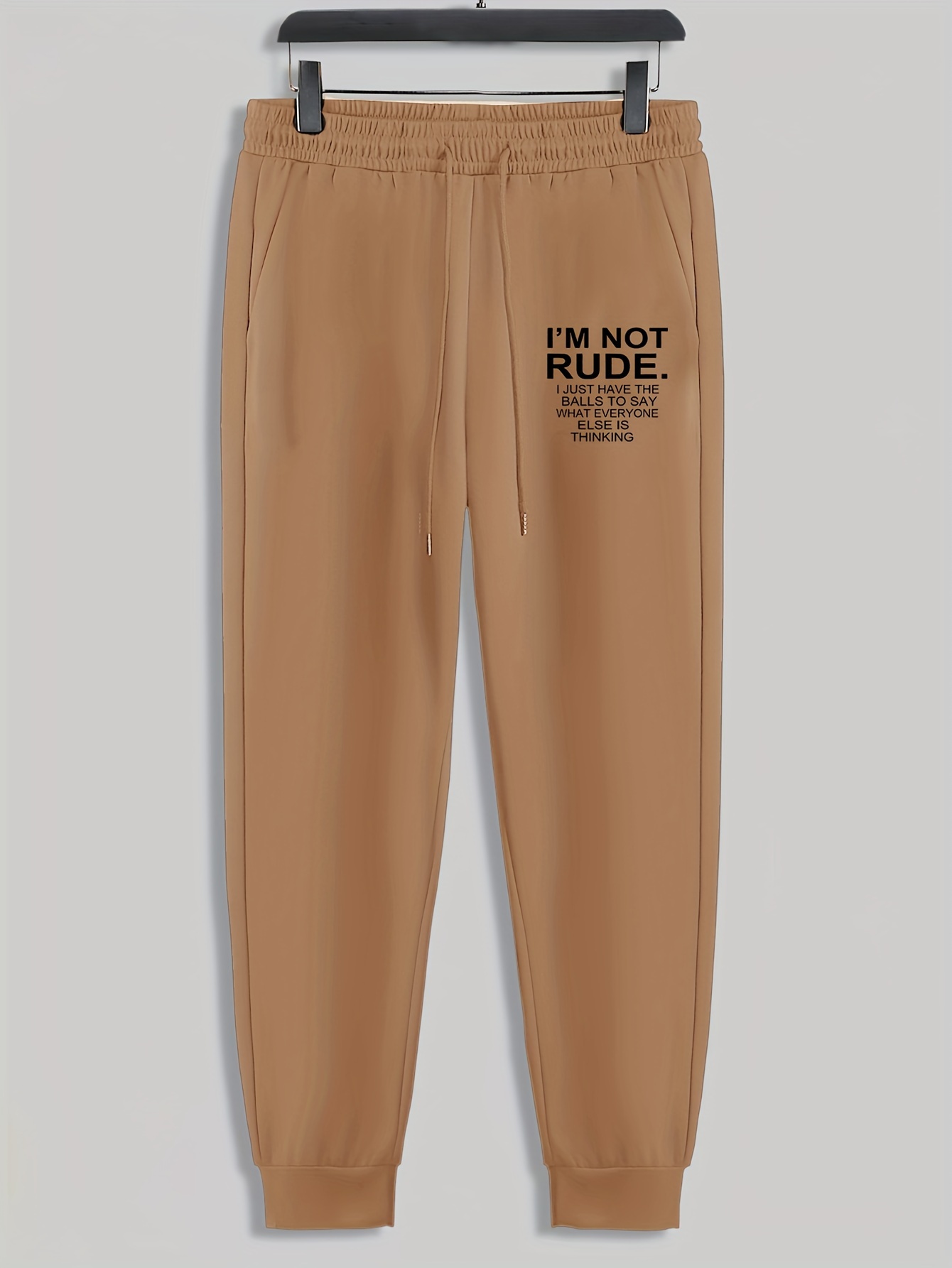 'm Rude.. Print Men's Trendy Casual Drawstring Hip Hop - Temu New Zealand