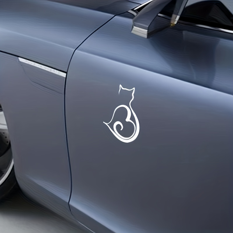 Love Cats Heart Decal Car Laptop Window Vinyl Sticker Cute - Temu Canada