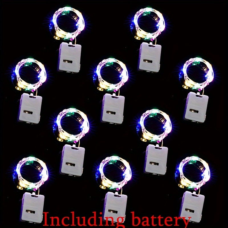 1 Pack Mini Guirlandes Lumineuses De Fées Avec Piles, Guirlande ...