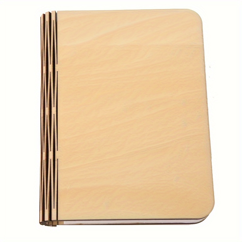 Five color Wood Book Lamp Night Light Flip Book Lamp Bedroom - Temu ...