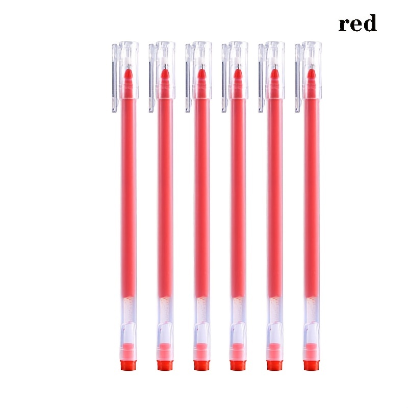6pcs Set Large Capacity Neutral Pen Giant Can Write Students Ball Pen ...