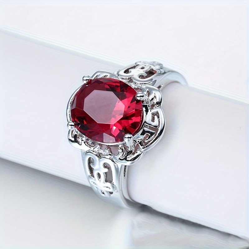Elegant Gorgeous Fashionable And Personality Cool Synthetic Gem Ring ...