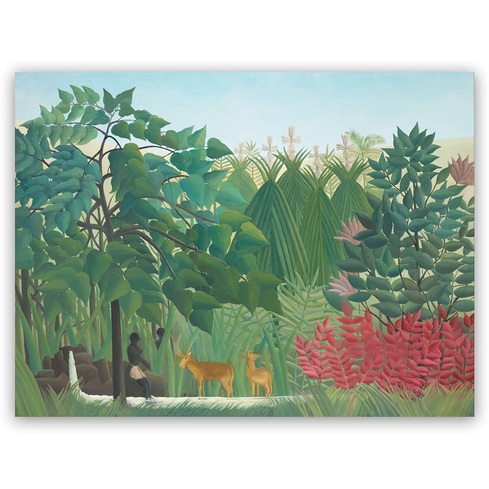 Unframed Canvas Wall Art Waterfall Print Poster Oil Painting - Temu Canada