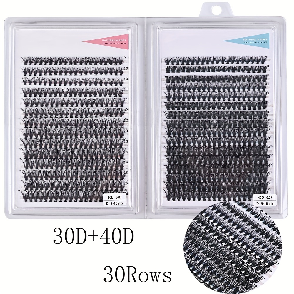 Individual Lashes Cluster Diy False Eyelashes Cluster Lashes - Temu ...