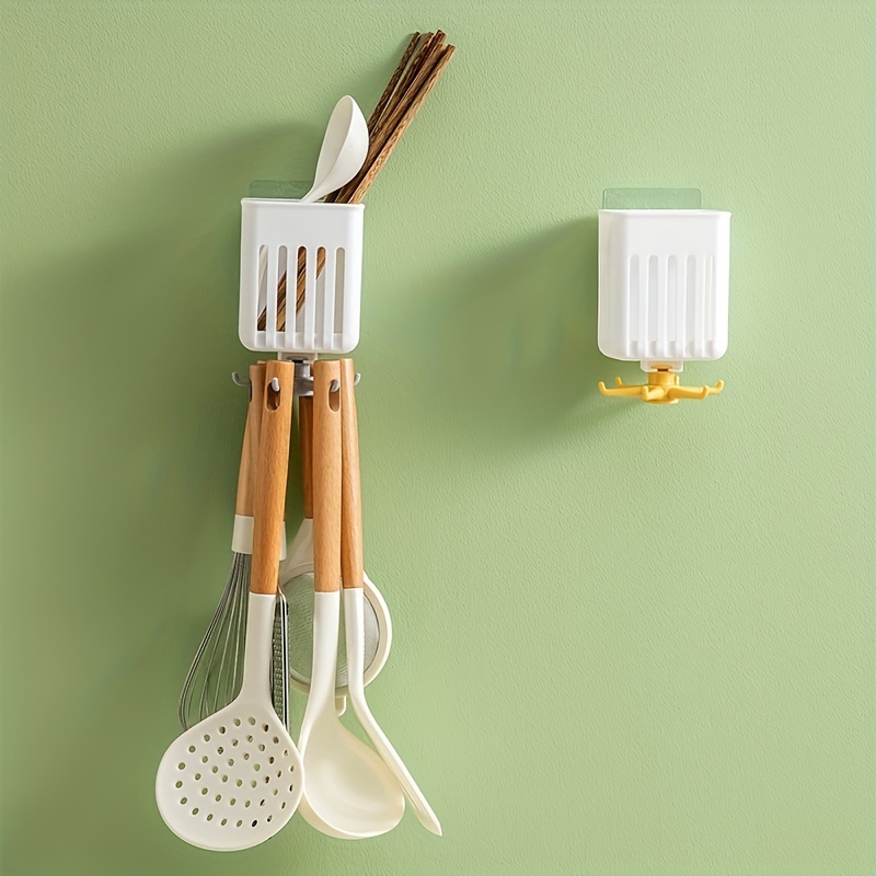 1pc Rotating Six Claw Hook With Storage Multi Functional Spoon And ...