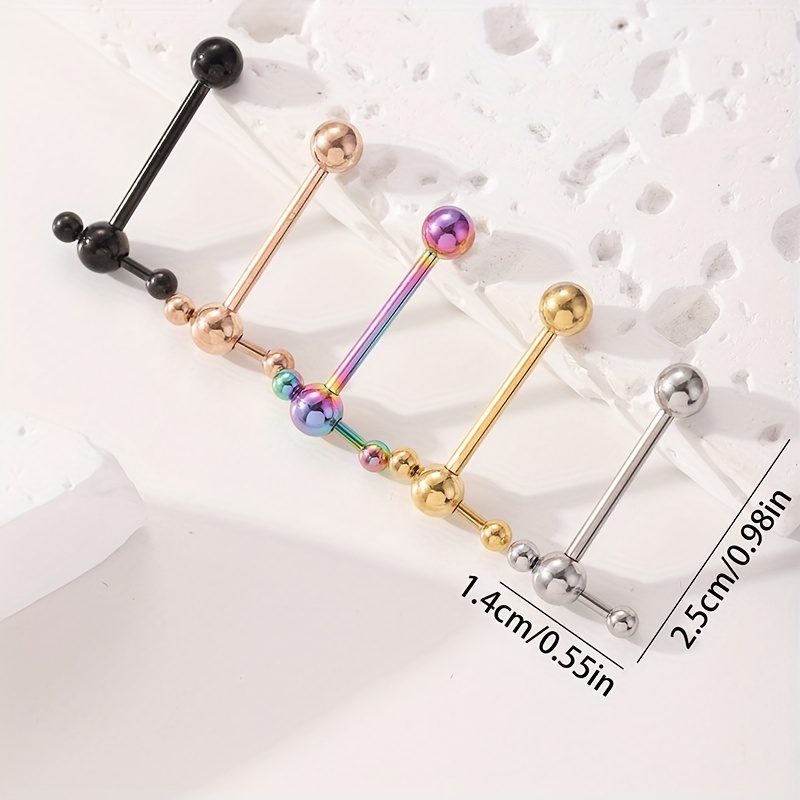 Body Piercing Jewelry Tongue Nail Piercing Barbell Tongue - Temu Denmark