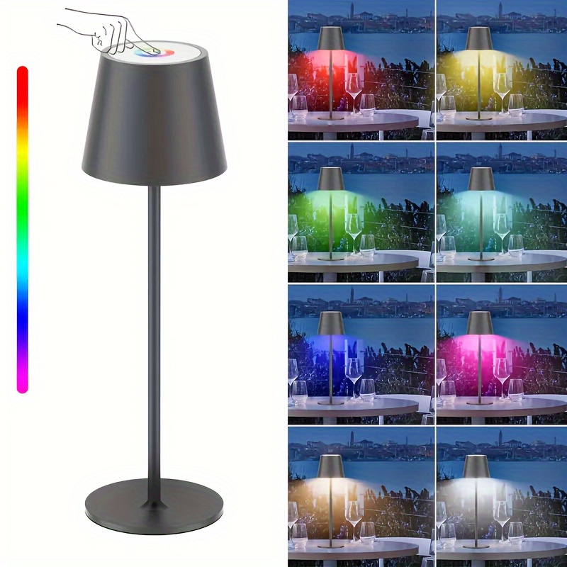 3 Color/16 Color/stepless Dimming High Foot Lamp Nordic - Temu Canada