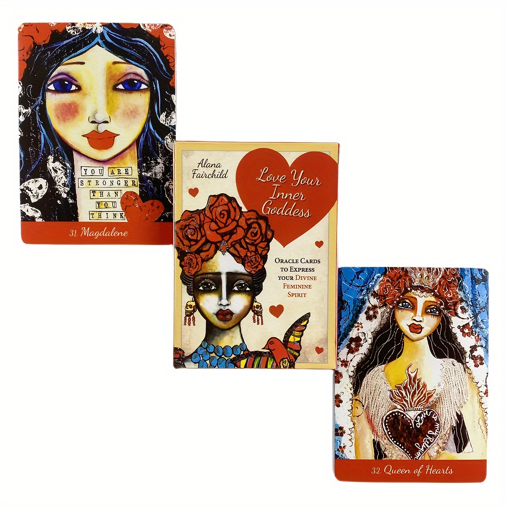 Love Inner Goddess Oracle Cards Feminine Spirit Tarot Cards - Temu