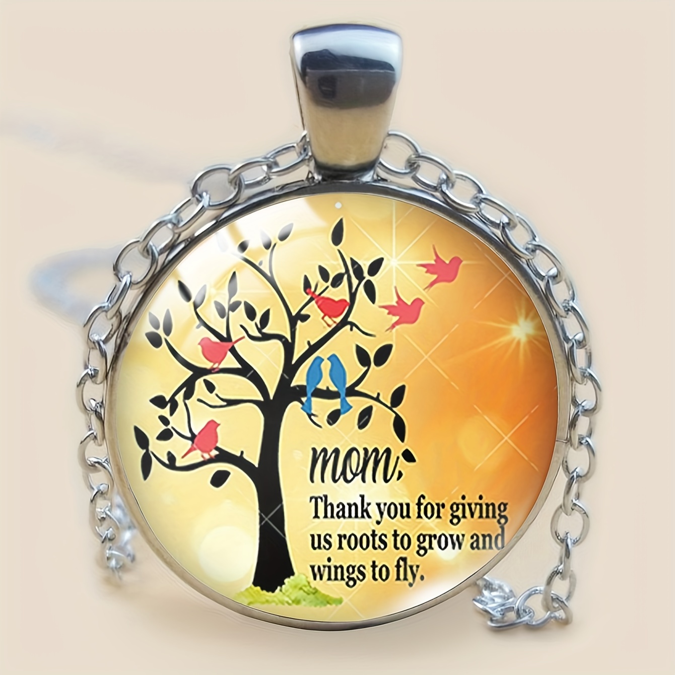 Round Pendant Tree Letter Decoration Ideal Gift New Year - Temu United ...