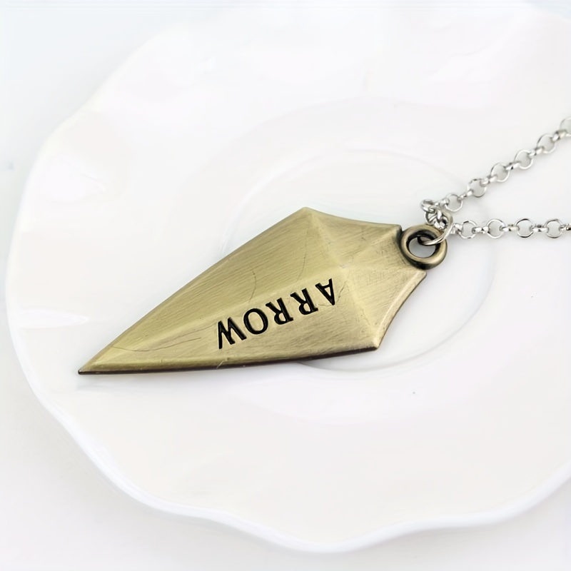 Arrow Jewelry Pendant Necklace Photo Props Sweater Chain - Temu United ...