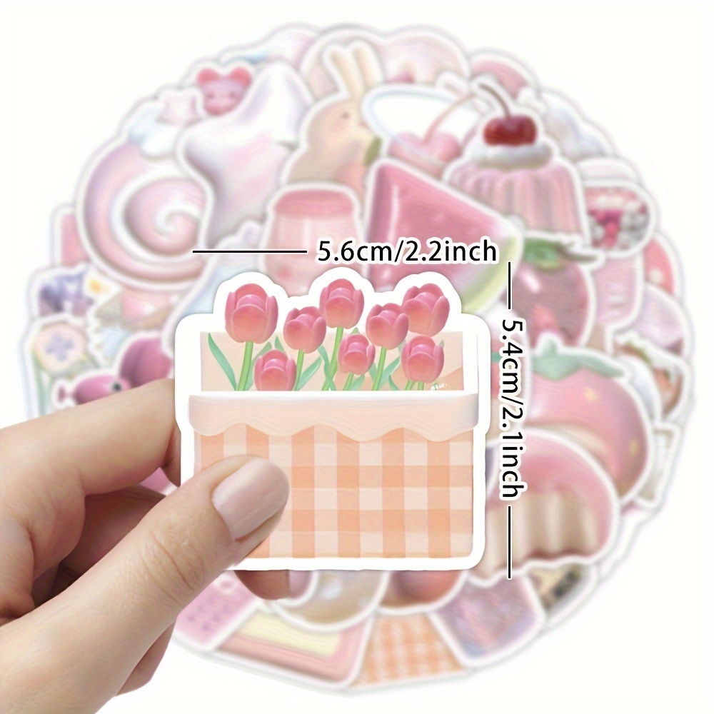 3d Cute Stickers Water Bottle Laptop Computer Hat - Temu