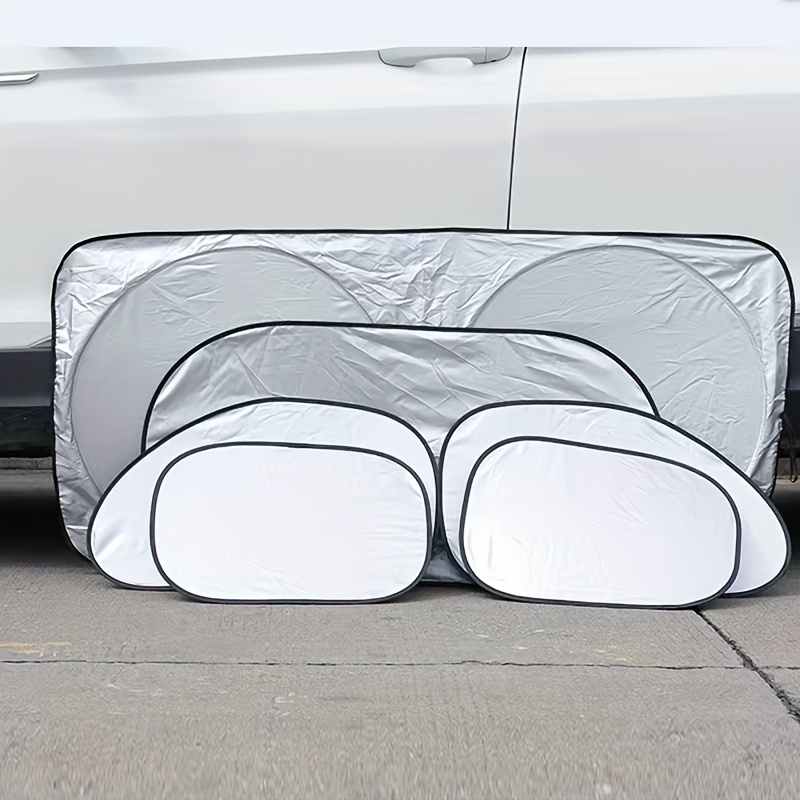 6pcs Car Windshield Sunshades To Prevent Sunlight And Heat Insulation
