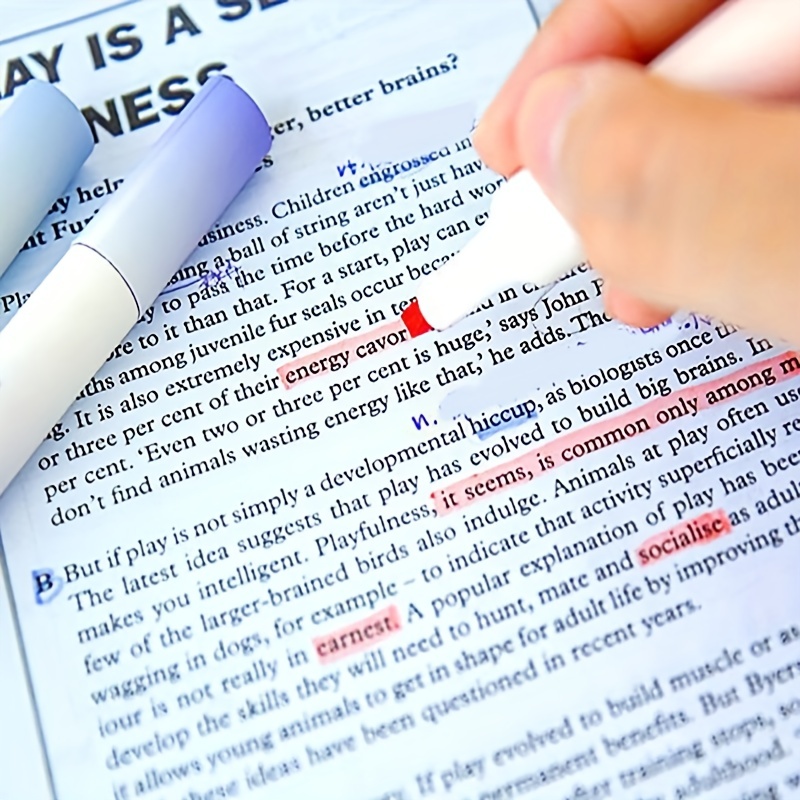 New Gradient Color Highlighter, Student Painting Doodle Hand Account ...