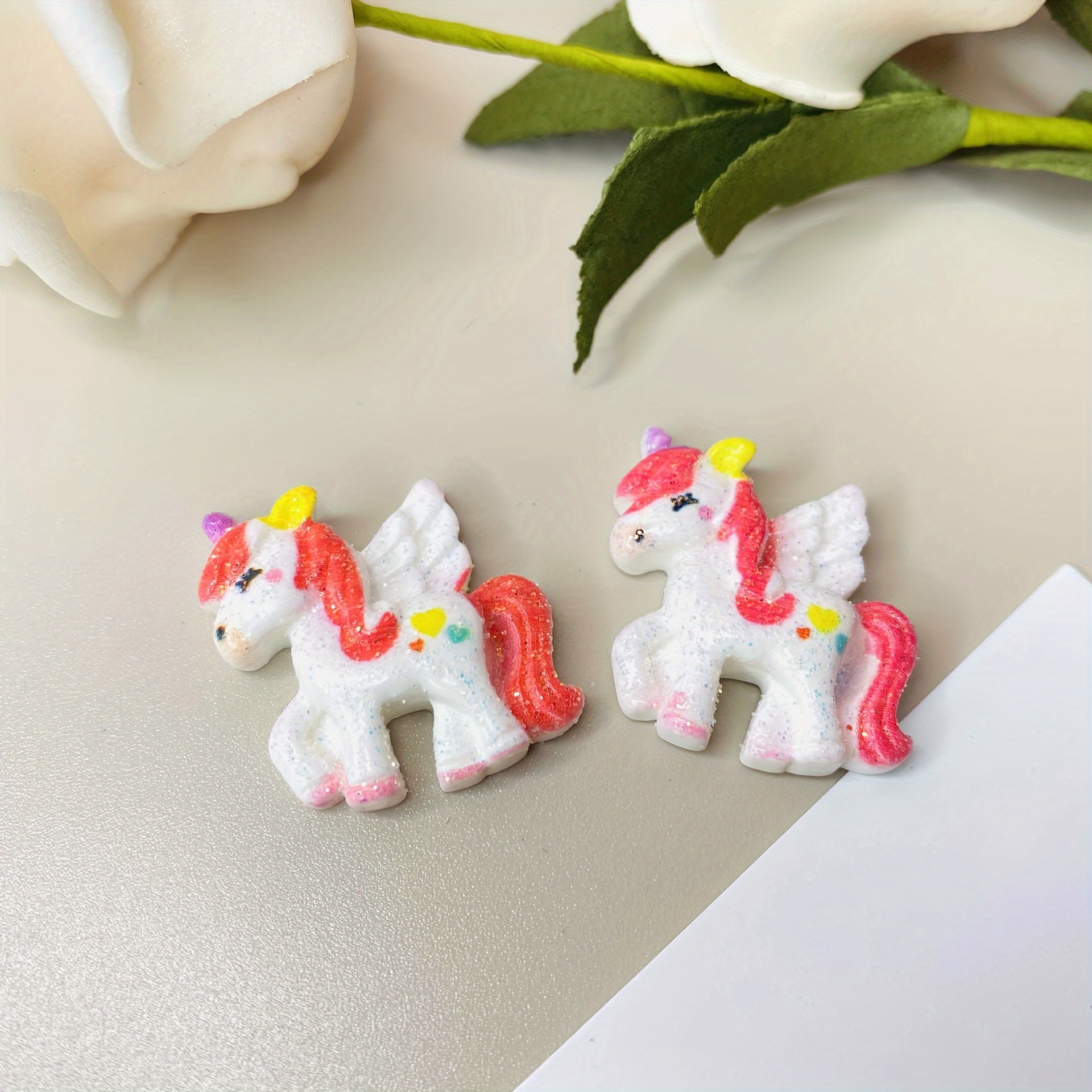 New Flash Powder Unicorn Rainbow Diy Jewelry Accessories - Temu Philippines