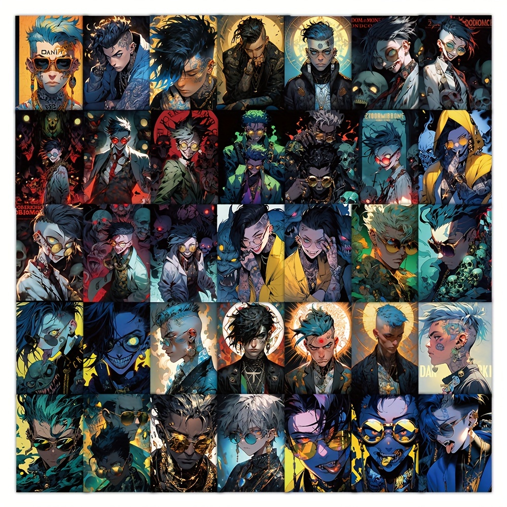 Dark Gothic Style Series Graffiti Stickers Suitable Laptop - Temu Australia