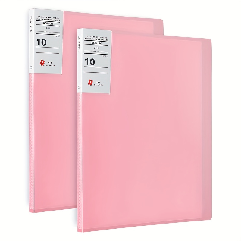 ( /blue) 10 Pages A4 Size Pocket File Binder - Temu Australia