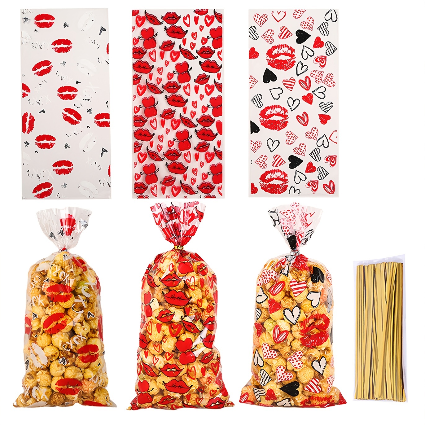 Valentine's Day Gift Packaging Bag Candy Bag Biscuit Candy - Temu Canada