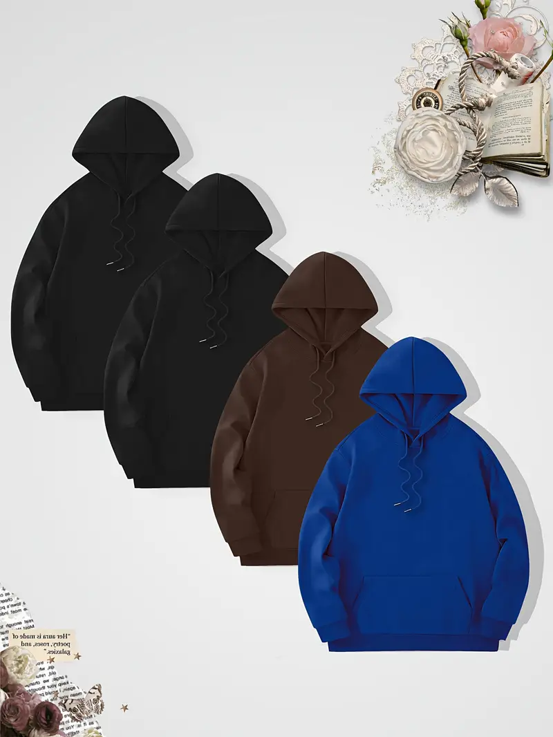 Solid Hoodie Cool Hoodies Men Mens Casual Temu Ireland