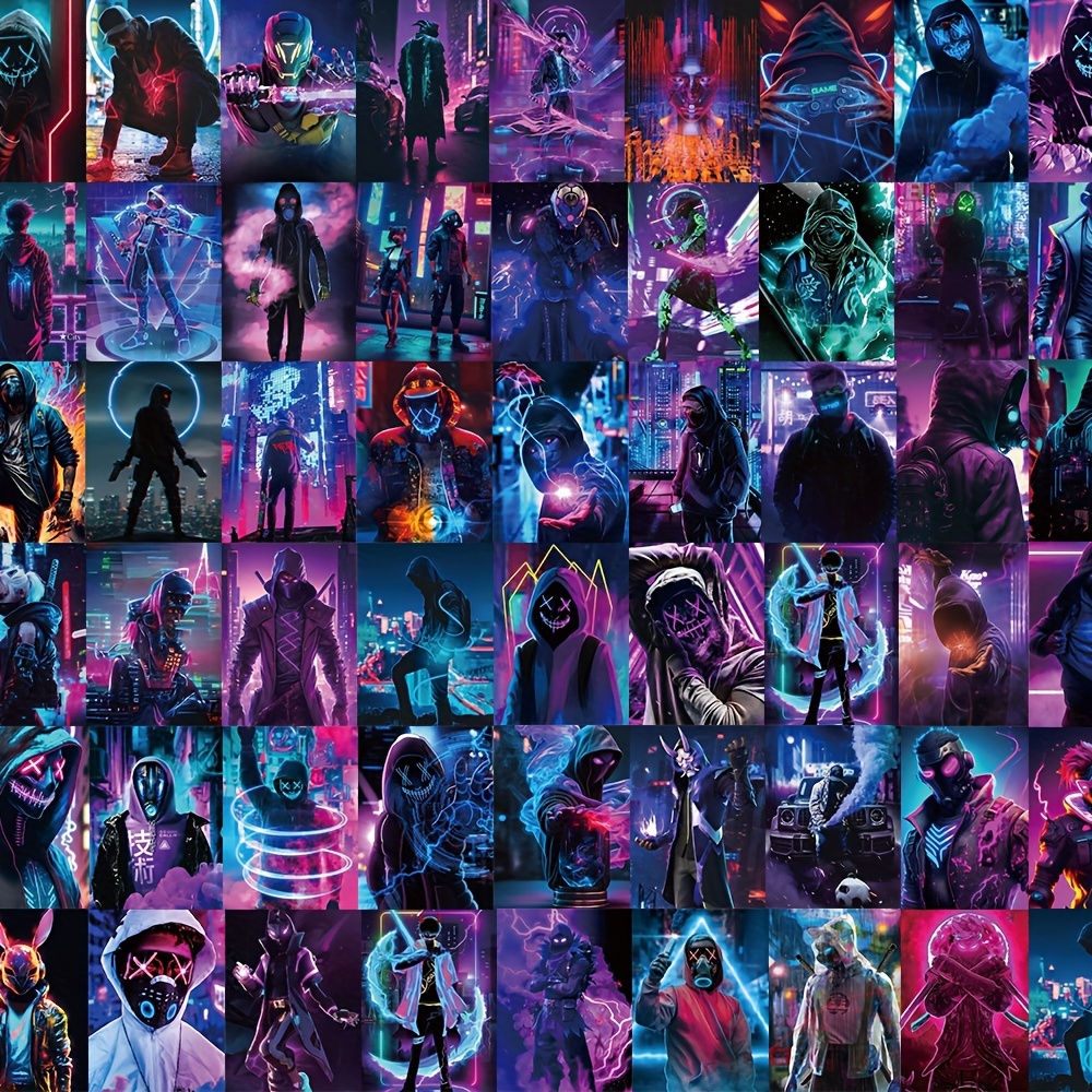 Punk Style Hacker Series Graffiti Stickers Suitable For - Temu New Zealand