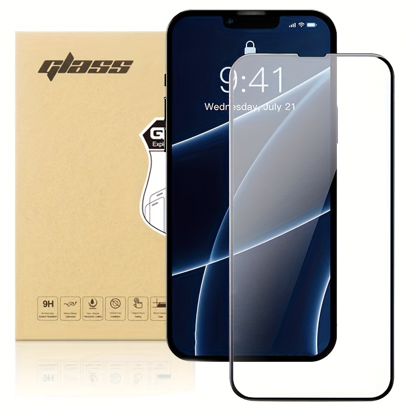 9h Full Cover Tempered Glass Iphone 15 14 Plus 11 12 13 14 - Temu Canada