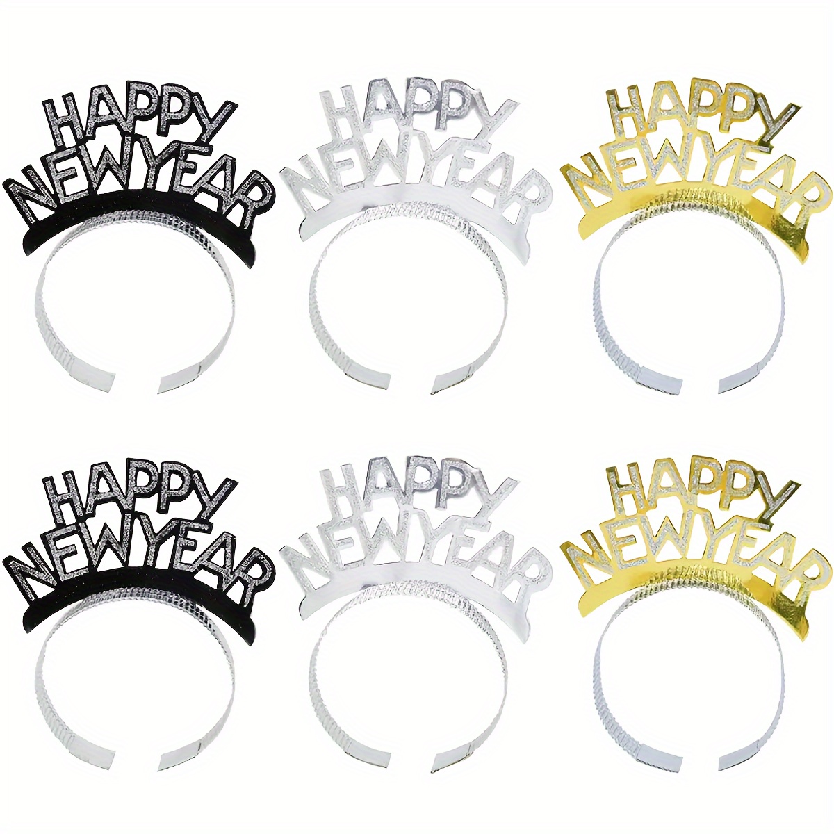 New Year Headband New Year Party Decor Atmosphere Dress - Temu Philippines