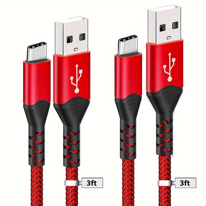 Nylon Usb Type C Cable Fast Charging For Samsung Oppo Vivo - Temu Australia