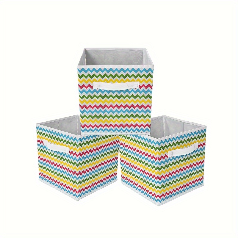 Wave Stripe Storage Box Household Wardrobe Sorting Socks - Temu South ...