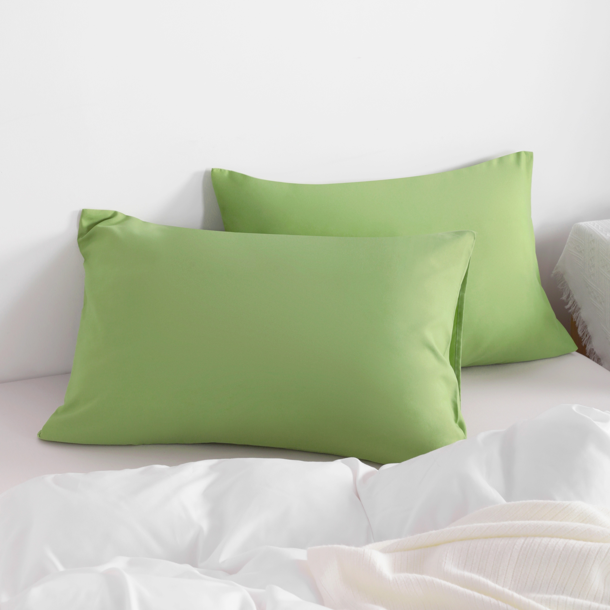 Microfiber Pillowcases Envelope Closure Solid Color Pillow - Temu Canada