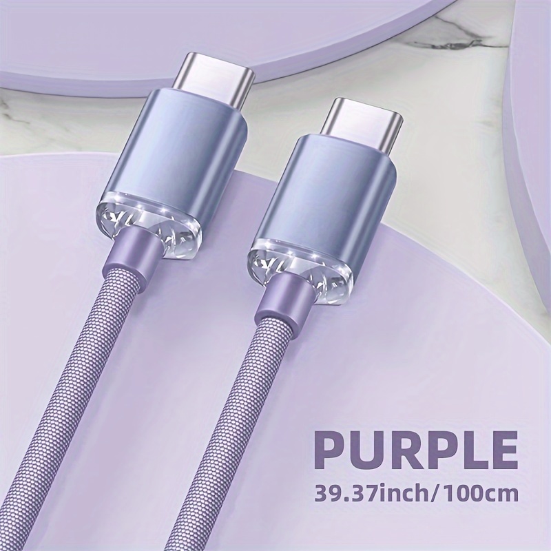 120w Câble Usb C Usb C Charge Pd Câble Données - Temu France