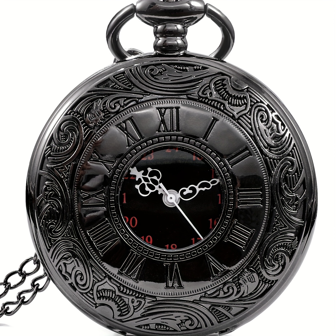 Men's Elegant Retro Commemorative Round Quartz Pocket Watch - Temu ...