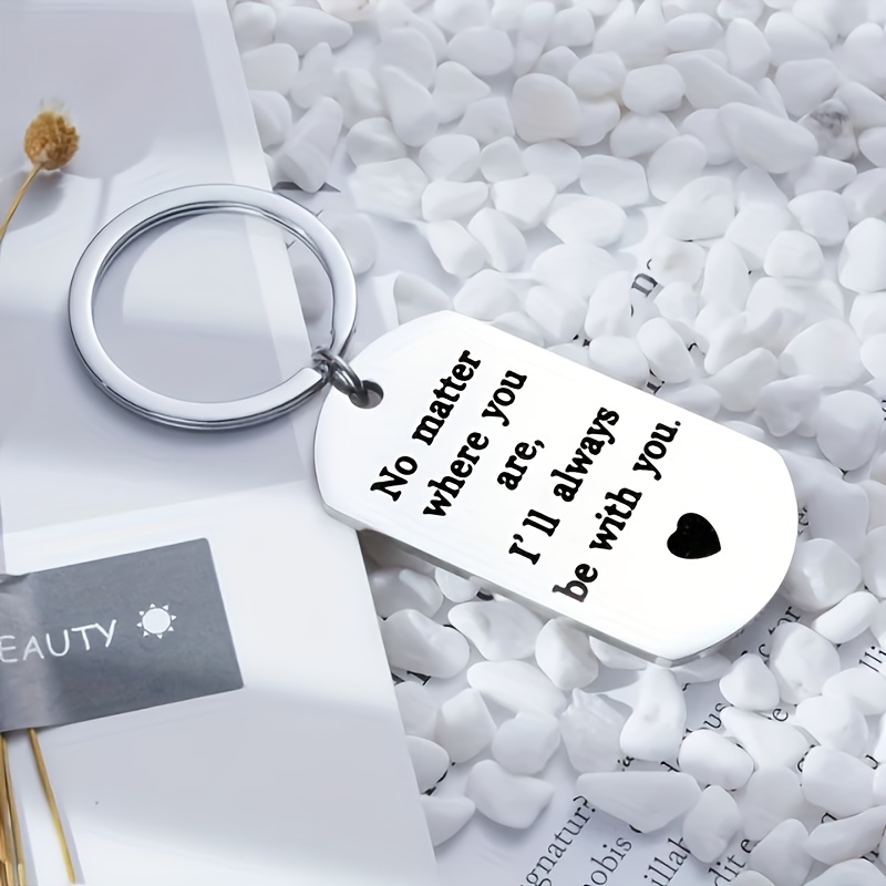 Stainless Steel Army Tag Keychain For Men Holiday - Temu Canada