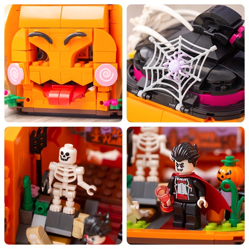 halloween vampire cave mini building blocks halloween christmas ...