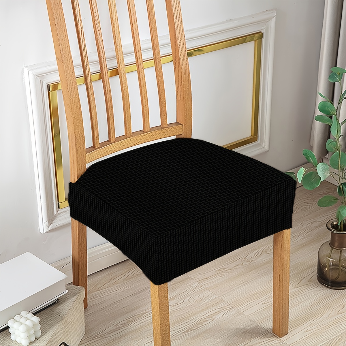 stretch jacquard chair slipcover non slip dining chair Temu United Kingdom