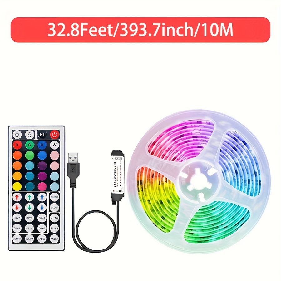 Led Strip Lights Tv Led Backlight Usb Rgb Color Strip Sync - Temu ...
