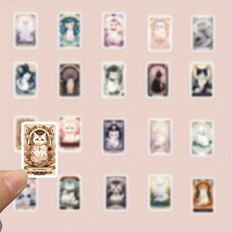 78pcs cat creative sticker cartoon exquisite sticker handbook mobile ...