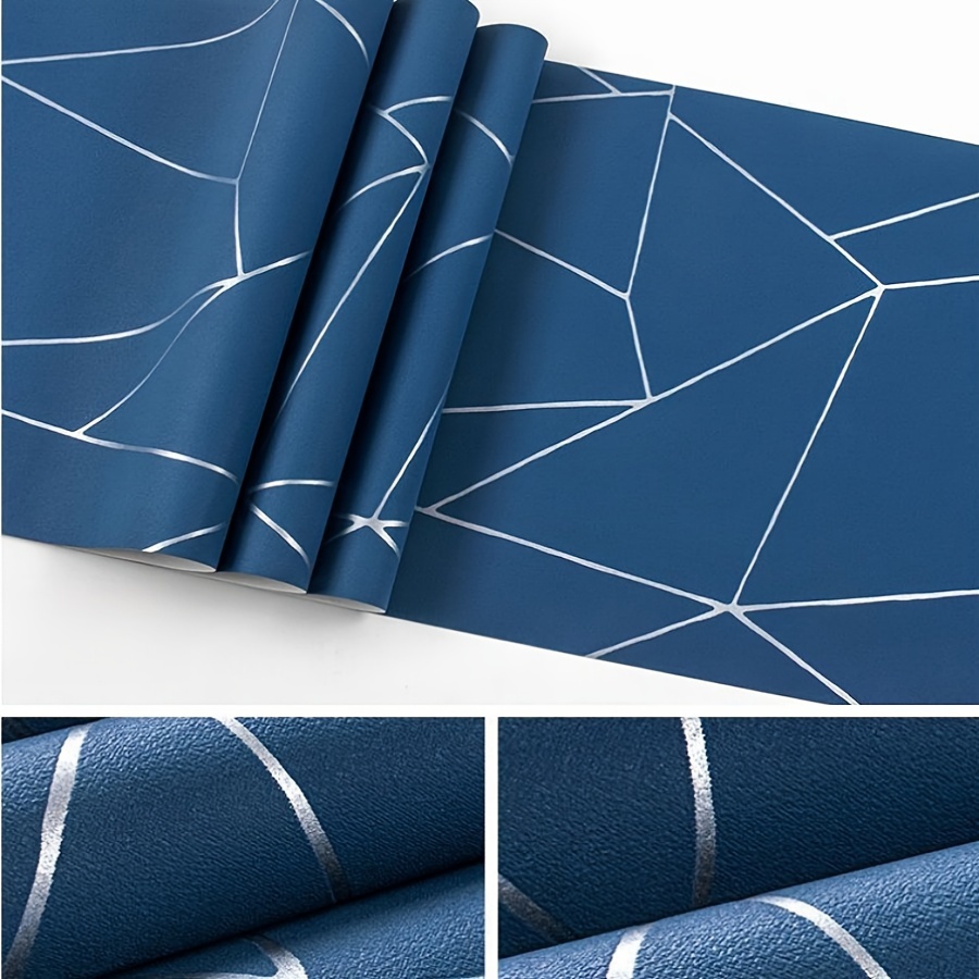 Self adhesive Wallpaper Geometric Stripe Contact Paper Peel - Temu ...