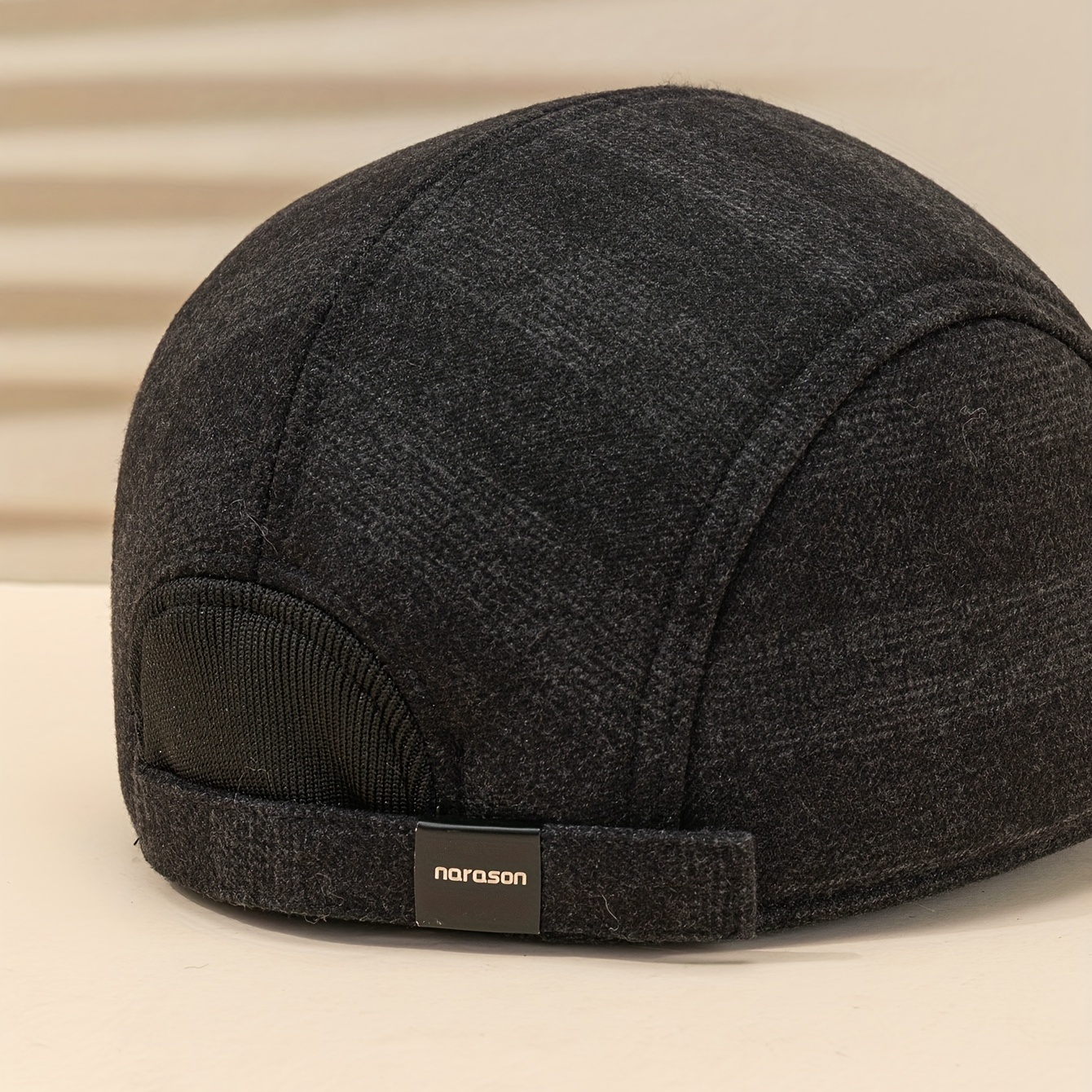 mens autumn and winter ear velvet warm duck tongue cap | temu Temu New ...