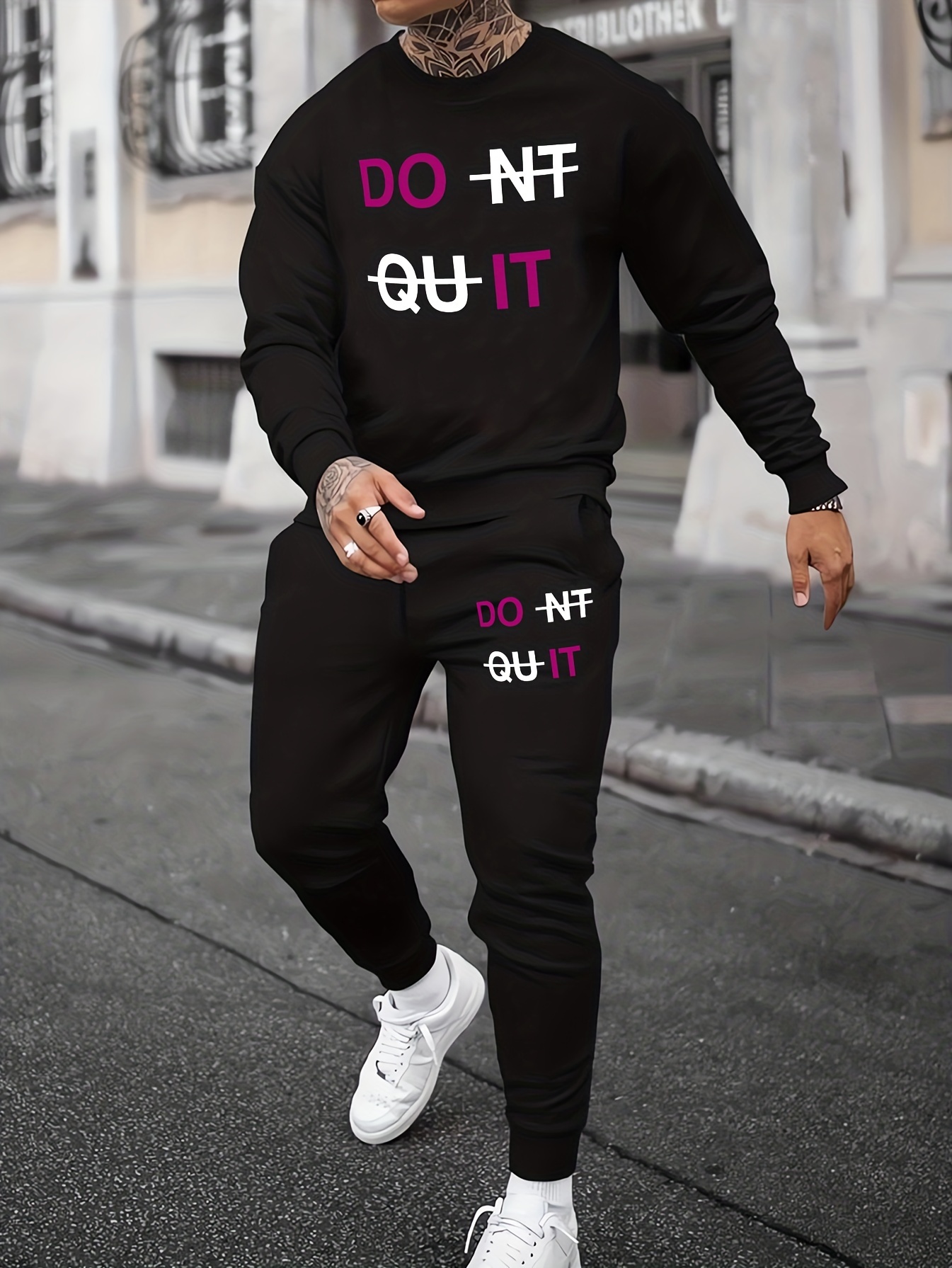 Letters Evil Horns Tail/ Graphic Print Men's Outfits Casual - Temu Ireland