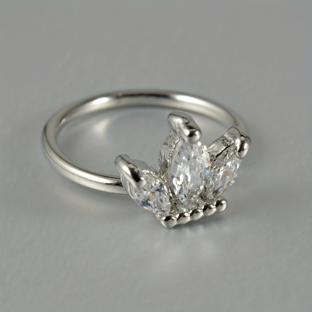 Marquise Zircon Crown Bendable Gem Ring Seamless Nose Ring - Temu ...