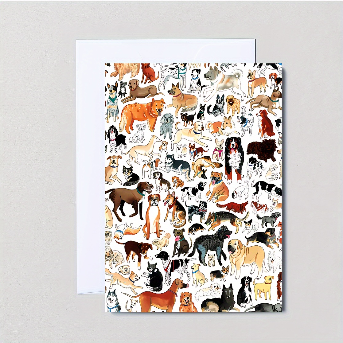 Greeting Cards Envelope Dogs Catalog Birthday - Temu Canada
