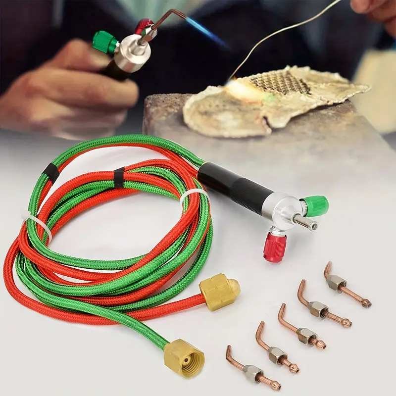 1 Juego Joyería Micro Mini Gas Antorcha Pequeña Soldadura Pistola De Soldadura Antorchas De