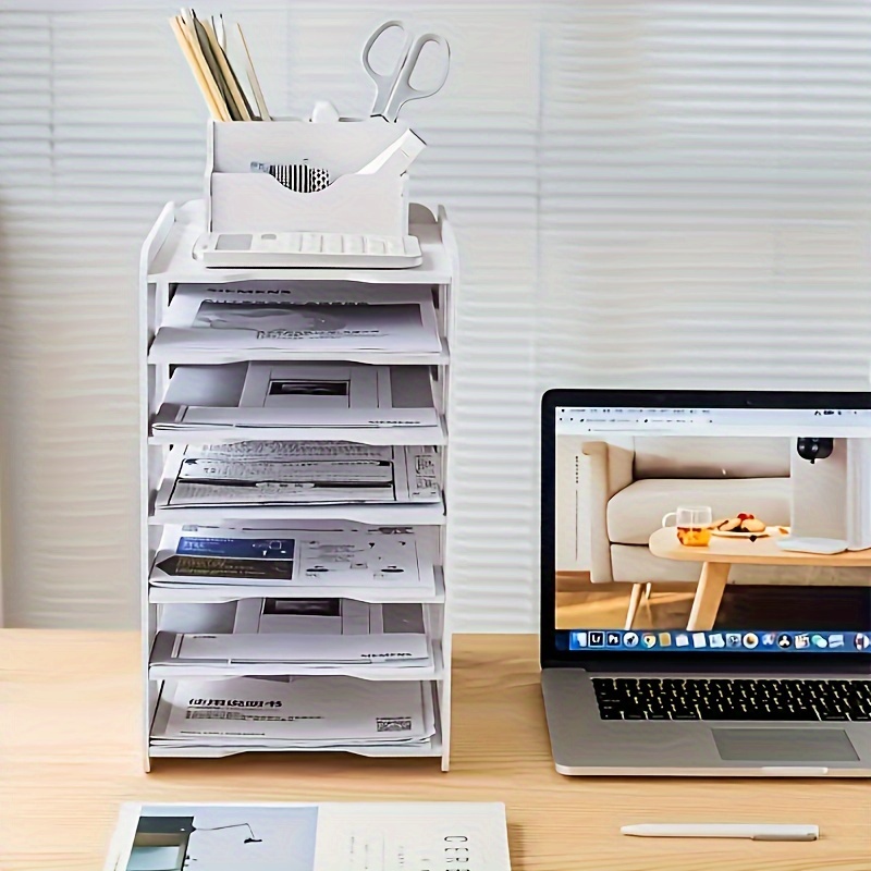 File Rack Multi layer Data Office Supplies Storage Rack - Temu Ireland