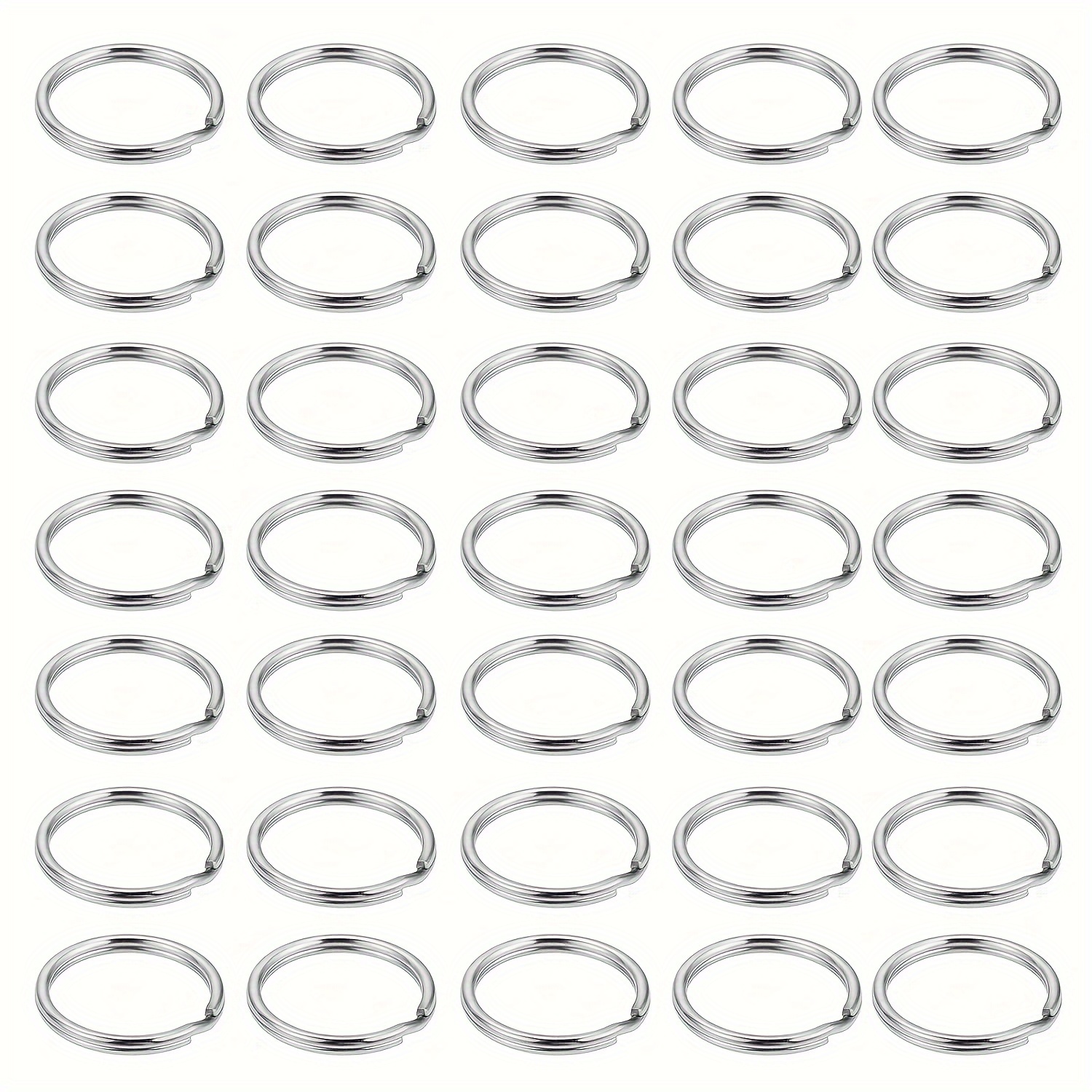 Key Ring Open Jump Rings Connector Metal Split Rings - Temu Canada