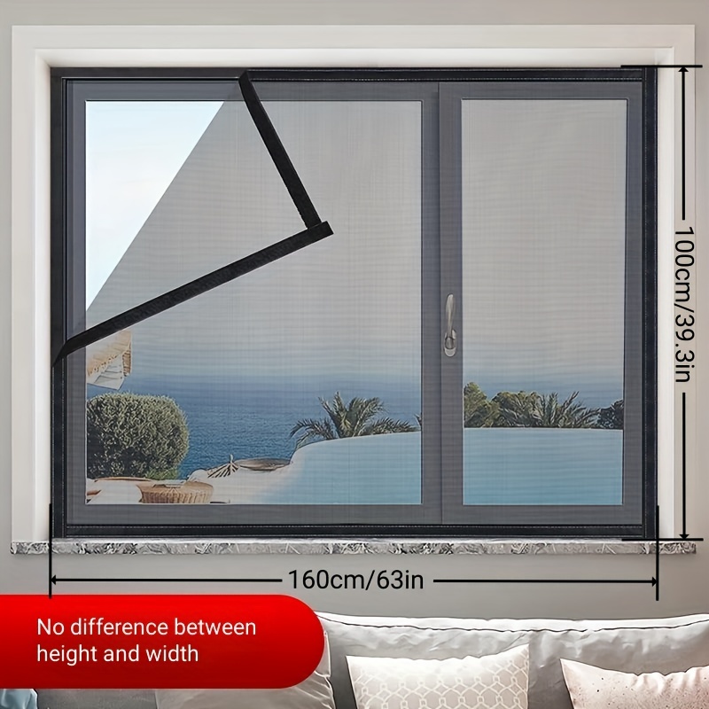 Window Screen Mesh Self adhesive Edge Hook Loop Tape Window - Temu ...